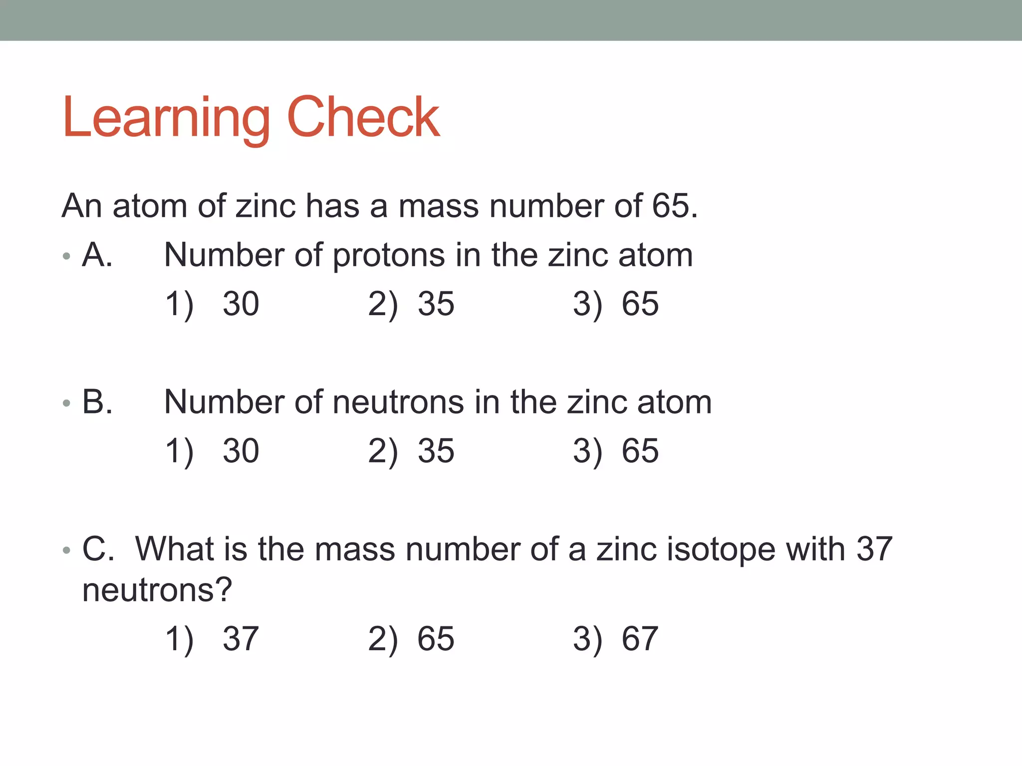 Grade 9, U1 - L11 - Isotopes | PPTX