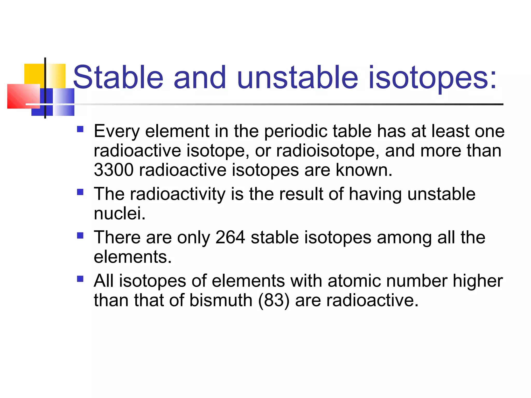 Isotopes and their application in plant sciences. | PPT