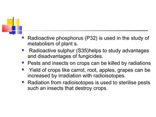 Isotopes and their application in plant sciences. | PPT