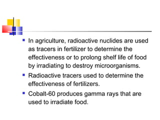Radioisotopes In Agriculture