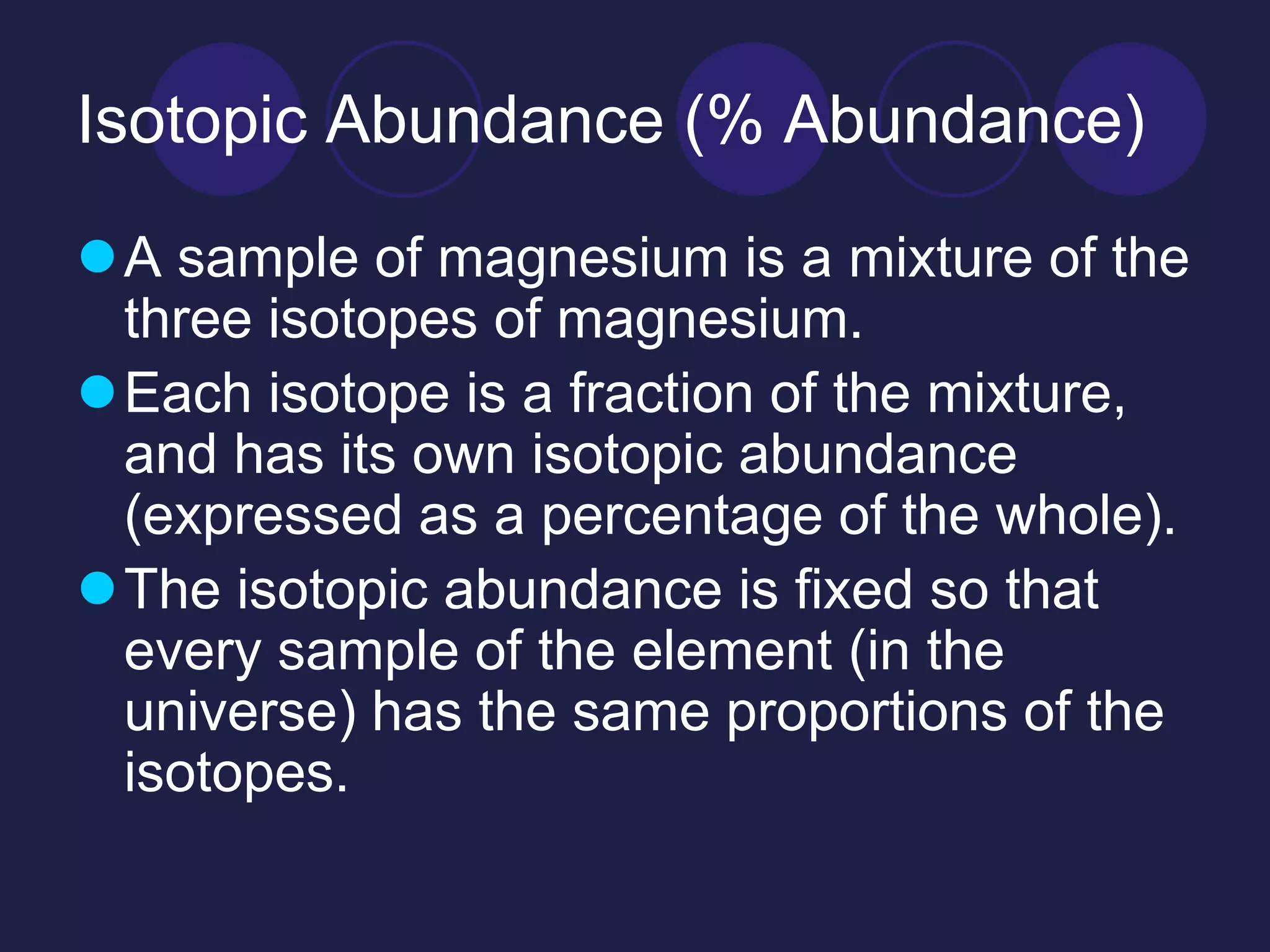 Isotopes & Atomic Mass | PPTX