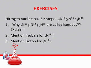 Isotopes, isotones, and isobars | PPTX