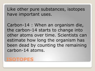 Isotopes Molecules Ions general chemistry .pptx