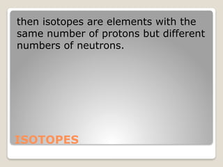 Isotopes Molecules Ions general chemistry .pptx