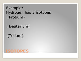 Isotopes Molecules Ions general chemistry .pptx