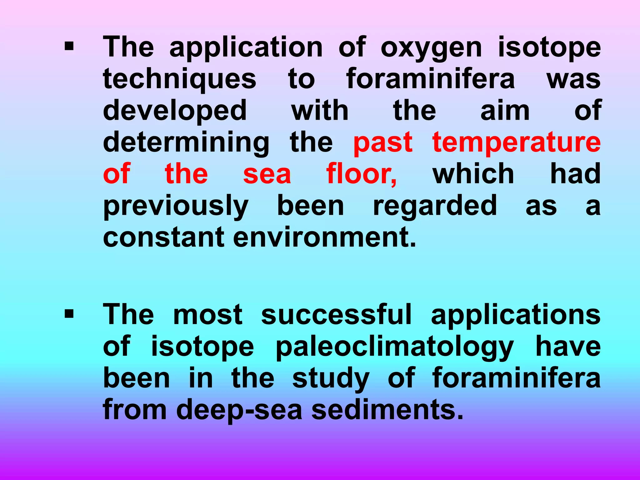 Isotope stratigraphy Geology By Misson Choudhury | PPT
