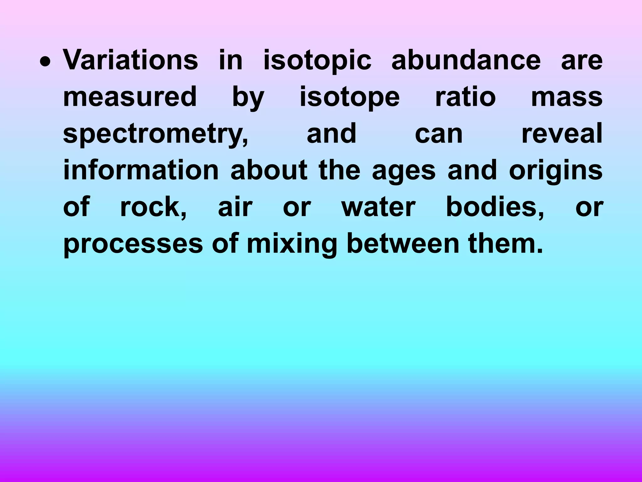 Isotope stratigraphy Geology By Misson Choudhury | PPT