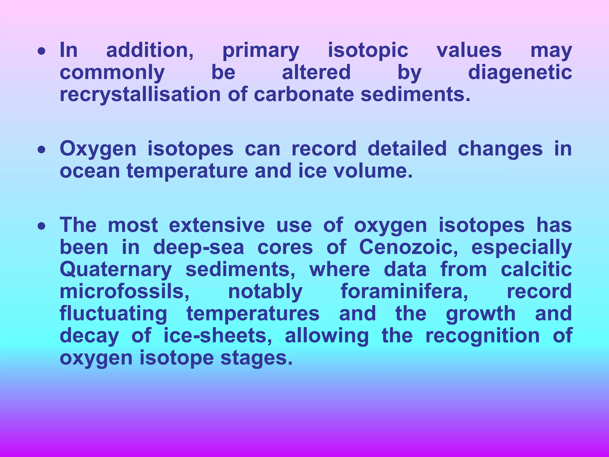 Isotope stratigraphy Geology By Misson Choudhury | PPT