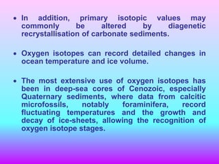 Isotope stratigraphy Geology By Misson Choudhury | PPT