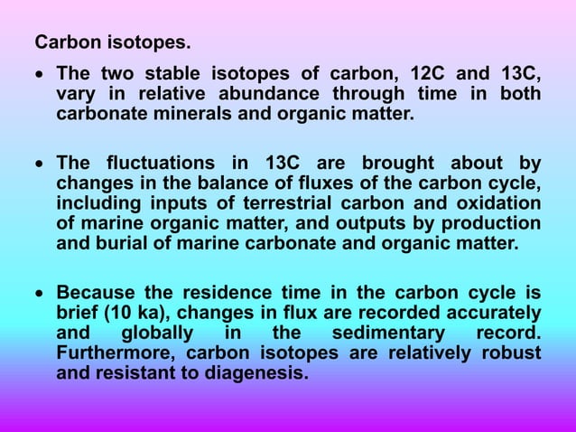 Isotope stratigraphy Geology By Misson Choudhury | PPT
