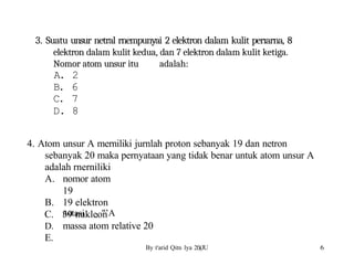 ISOTOP, ISOBAR, ISOTON-ANALISIS KIMIA ANORGANIK | PPTX
