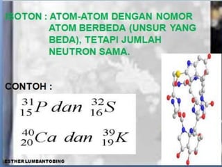 ISOTOP, ISOTON DAN ISOBAR | PPT