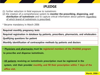Isotretinoin safety guideline | PDF