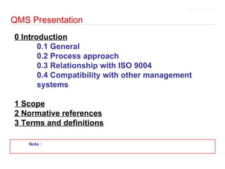 Iso ts qms presentation | PPT | Business | Business and Finance