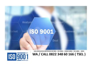 WA 0822 348 60 166 ISO Untuk Perusahaan Kontruksi Surabaya | PPT