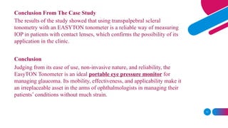 Is Our EasyTON Portable Eye Pressure Monitor The Key to Managing ...
