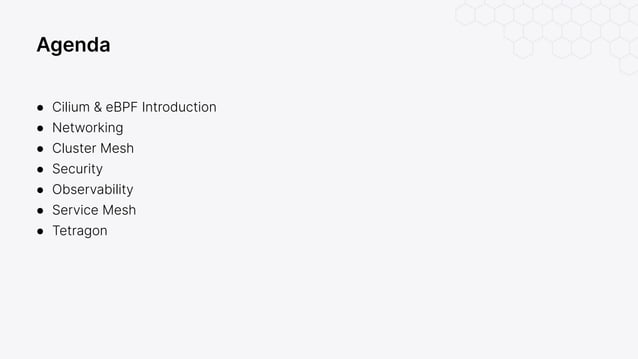 Cloud Native Networking & Security with Cilium & eBPF | PPT