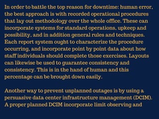 Is Overcoming Data Center Outage Possible? | PDF