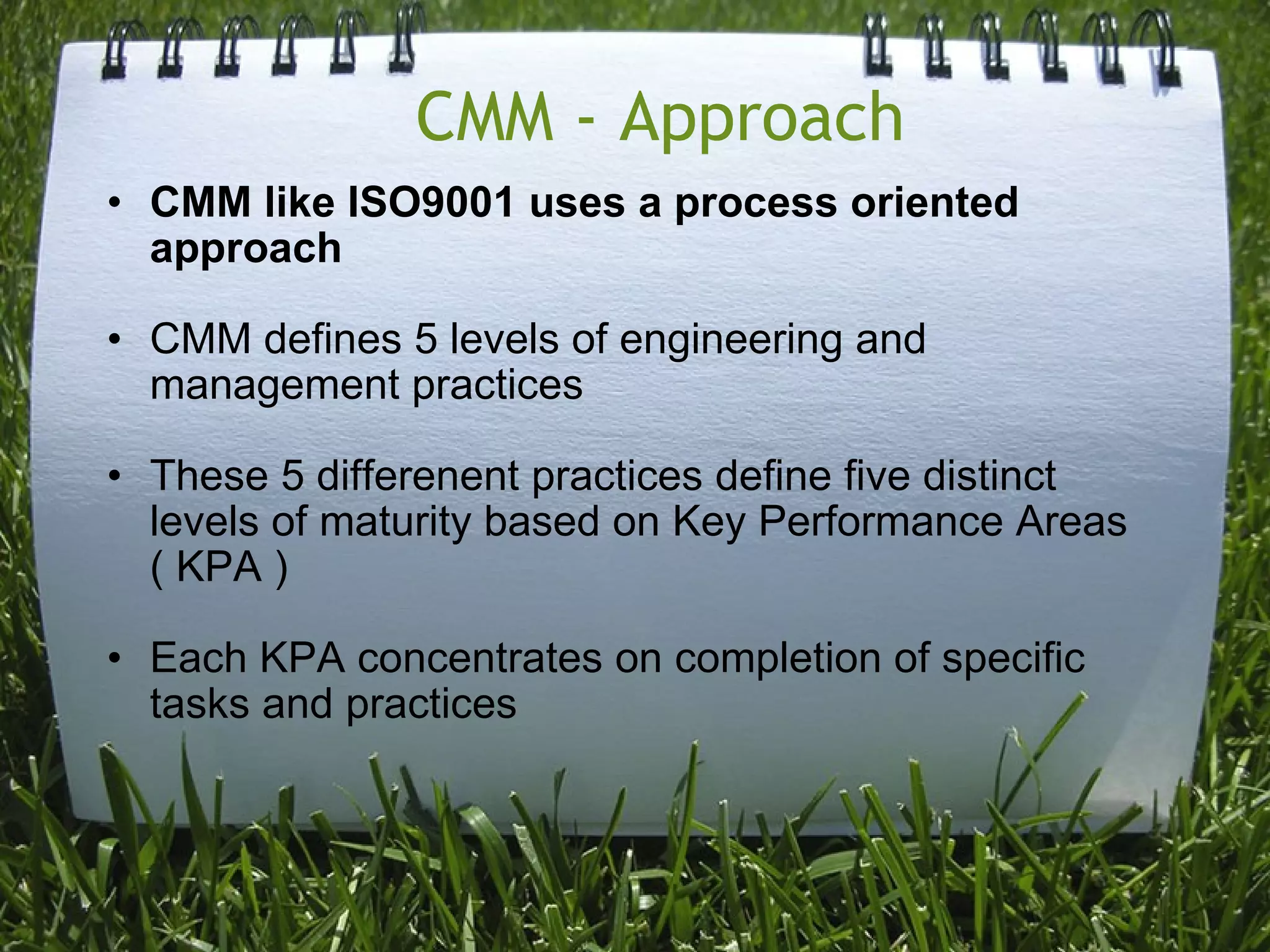 Iso vs cmm_vs_agile | PPT
