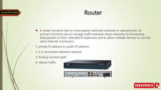 1. What is ISP 2. Network Connections types 3. Terrace Network 4 ...