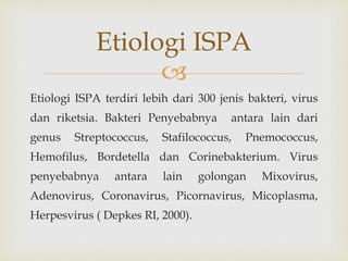 Infeksi Saluran Pernafasan Akut (ISPA) | PPTX