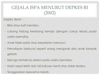 Infeksi Saluran Pernafasan Akut (ISPA) | PPTX