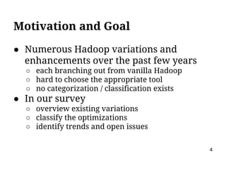 MapReduce: Optimizations, Limitations, and Open Issues | PDF