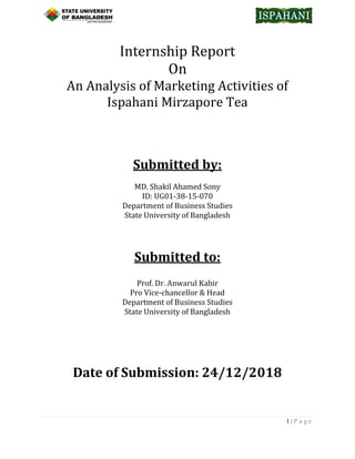 Ispahani mirzapore-tea | PDF