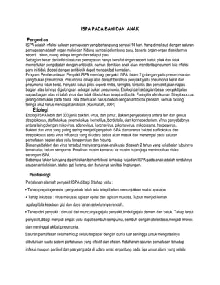 ISPA PADA ANAK | PDF