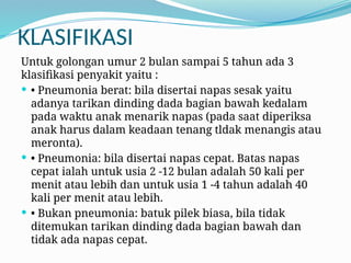 Power Point Edukasi Penyakit ISPA Pneumonia | PPTX