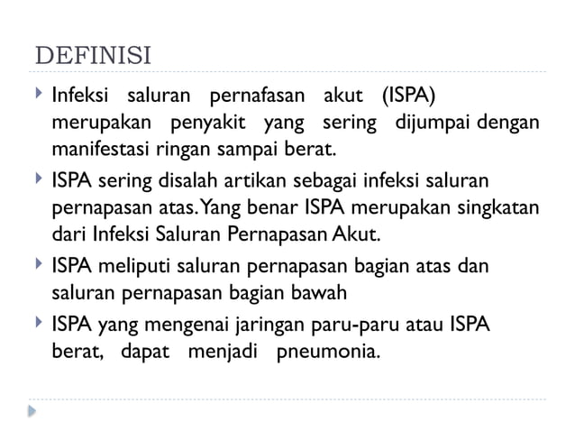 Power Point Edukasi Penyakit ISPA Pneumonia | PPTX
