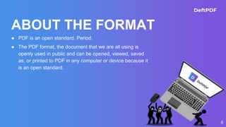Is PDF an open standard | PPT