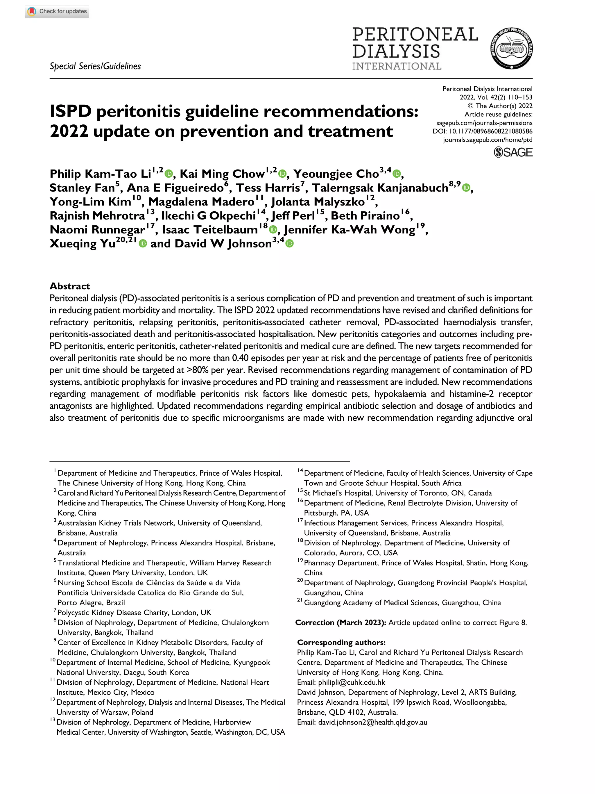 ISPD peritonitis guideline recommendations 2022 update on prevention and treatment 2022.pdf