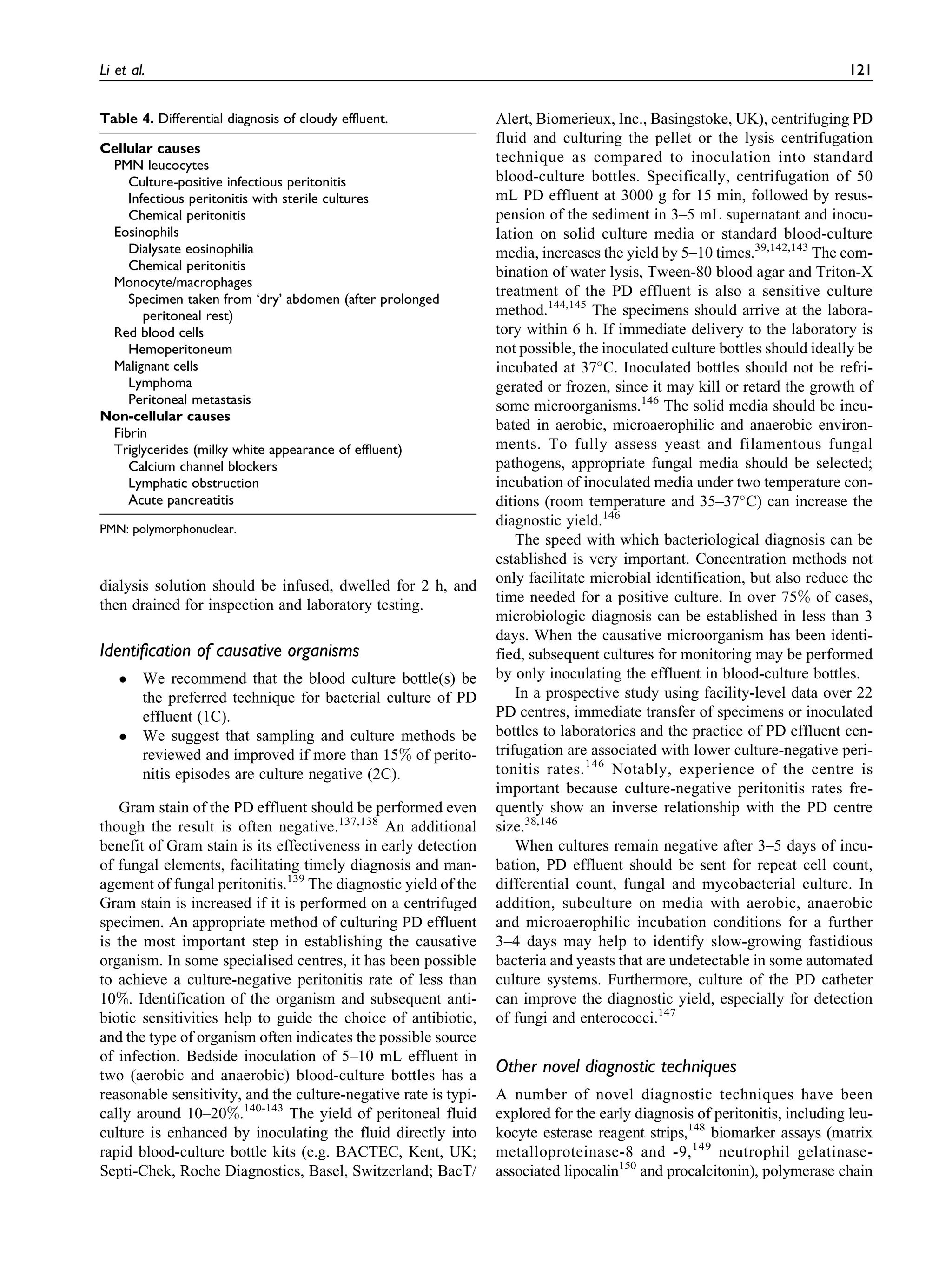 ISPD peritonitis guideline recommendations 2022 update on prevention ...