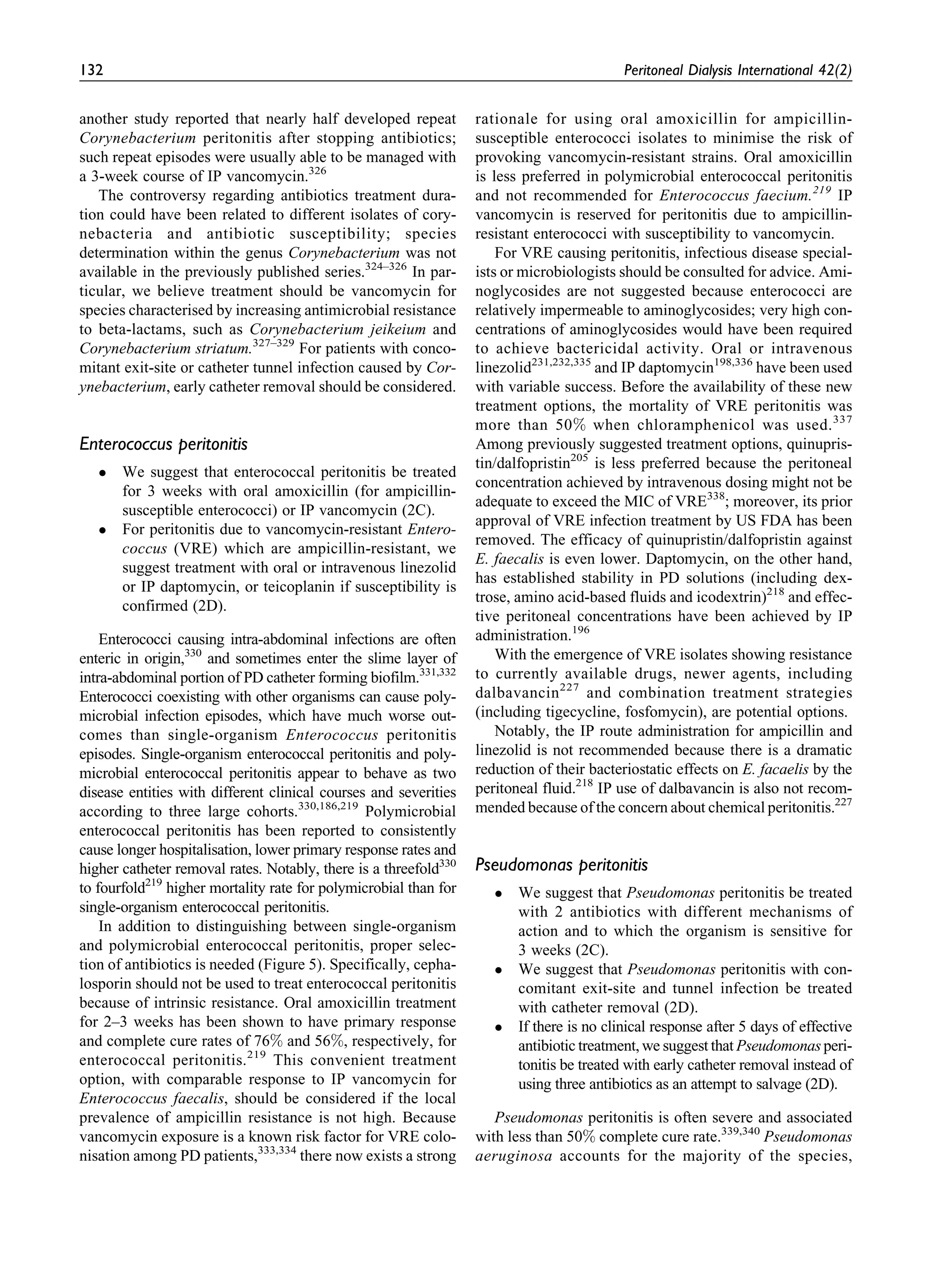 ISPD peritonitis guideline recommendations 2022 update on prevention ...