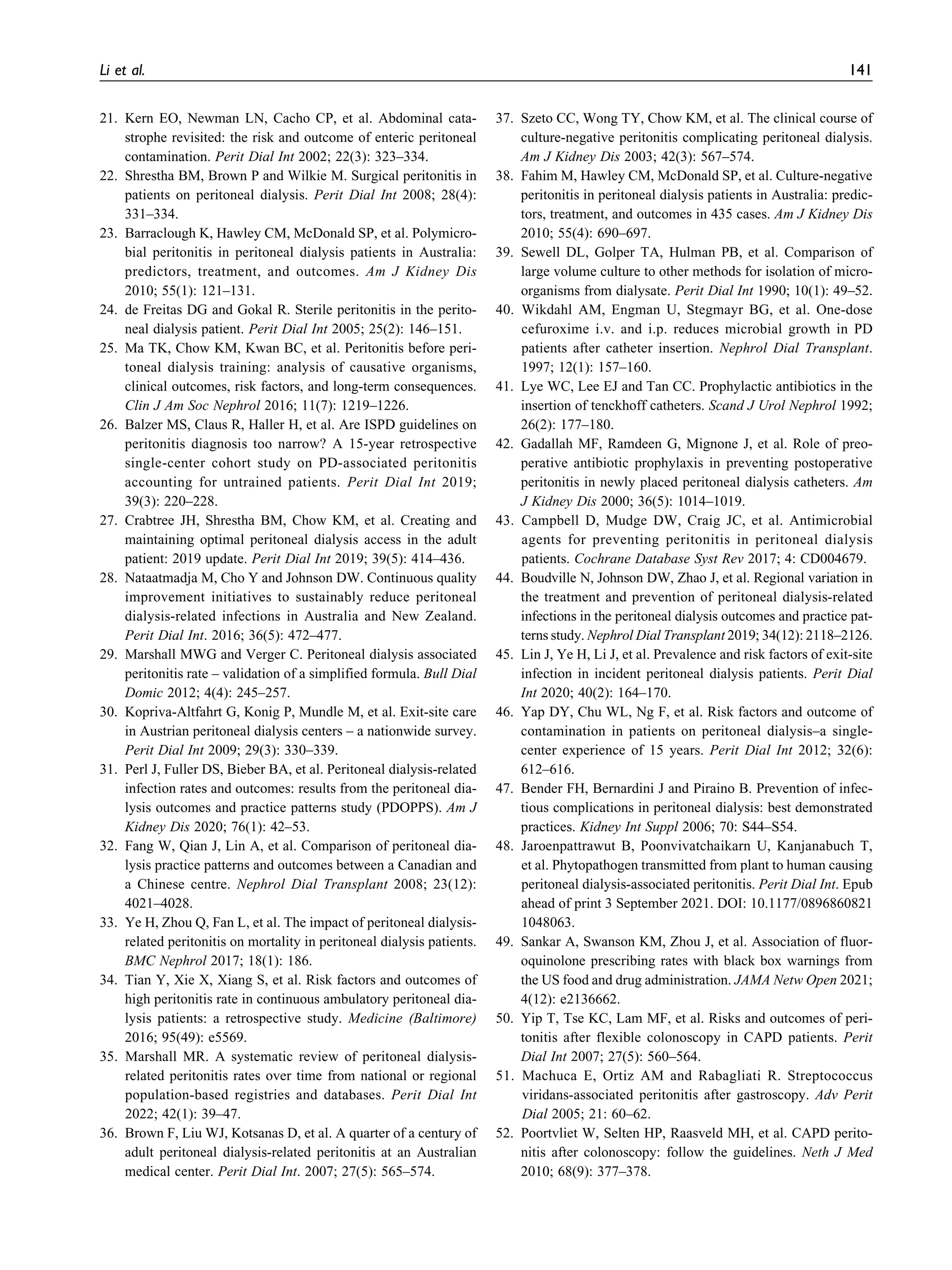 ISPD peritonitis guideline recommendations 2022 update on prevention ...