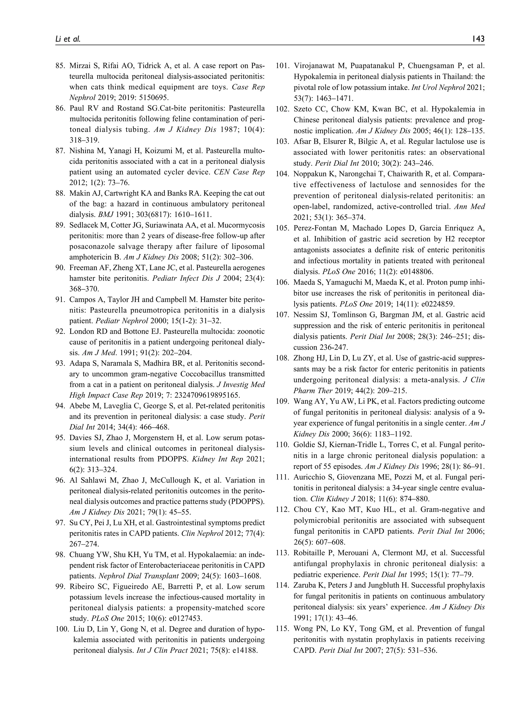 ISPD peritonitis guideline recommendations 2022 update on prevention ...