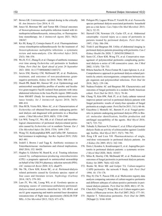 ISPD peritonitis guideline recommendations 2022 update on prevention ...