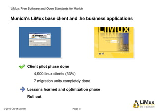 LiMux: Free Software in the City of Munich | PPT