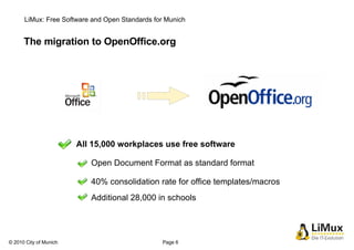LiMux: Free Software in the City of Munich | PPT