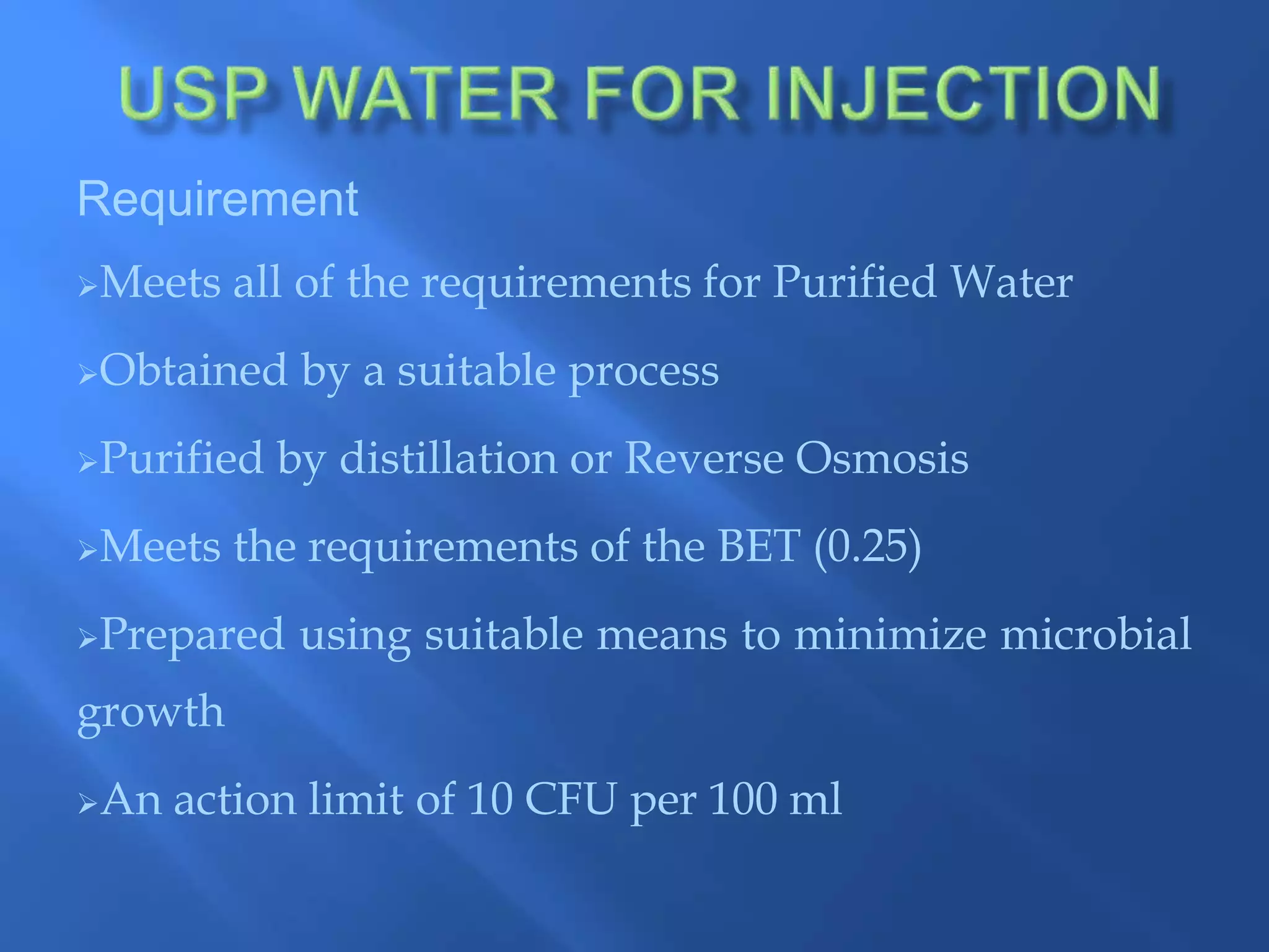 ISPE baseline guide Water system | PPTX