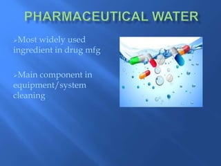 ISPE baseline guide Water system | PPTX