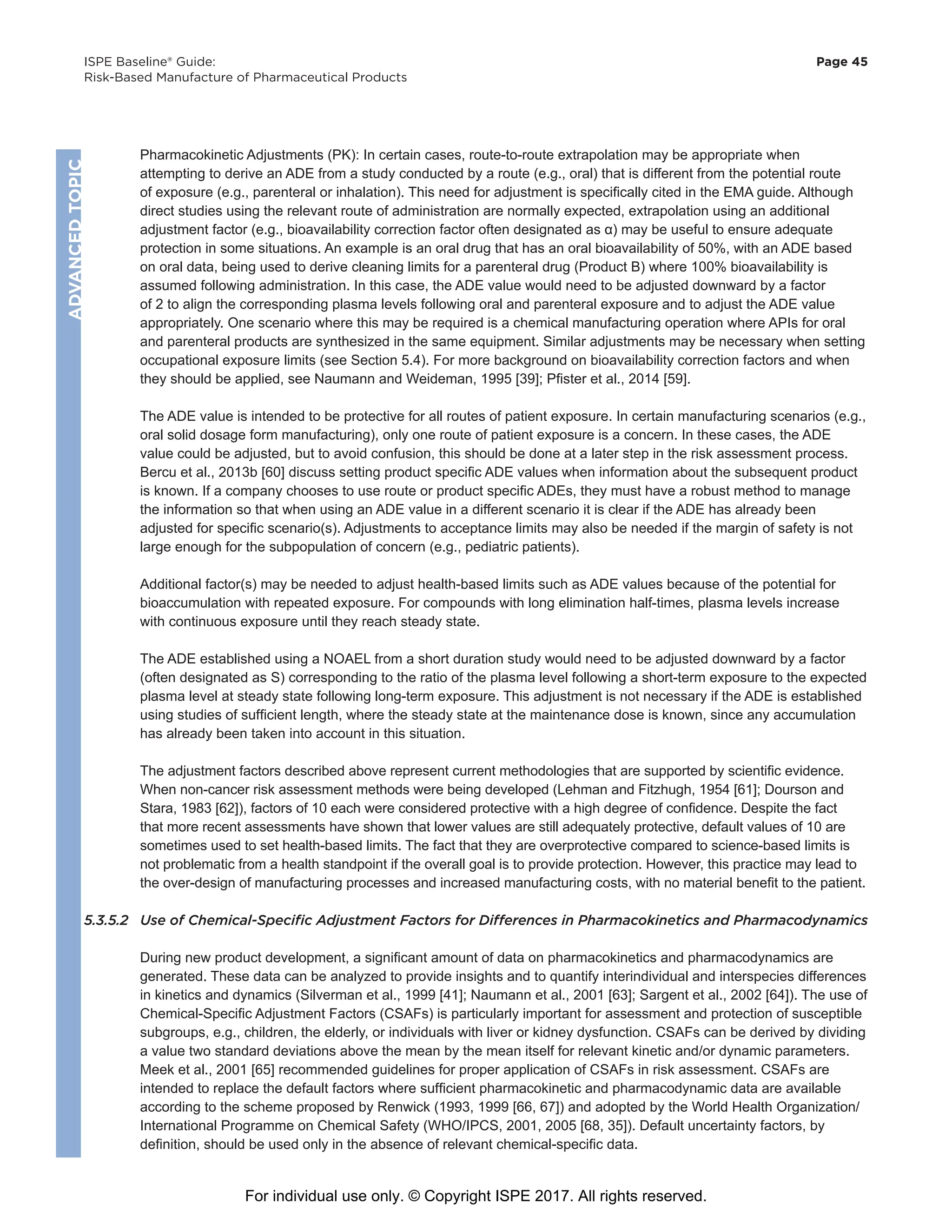 ISPE Baseline PEG Volumen 7 Risk-Based Manufacture Pharmaceutical ...