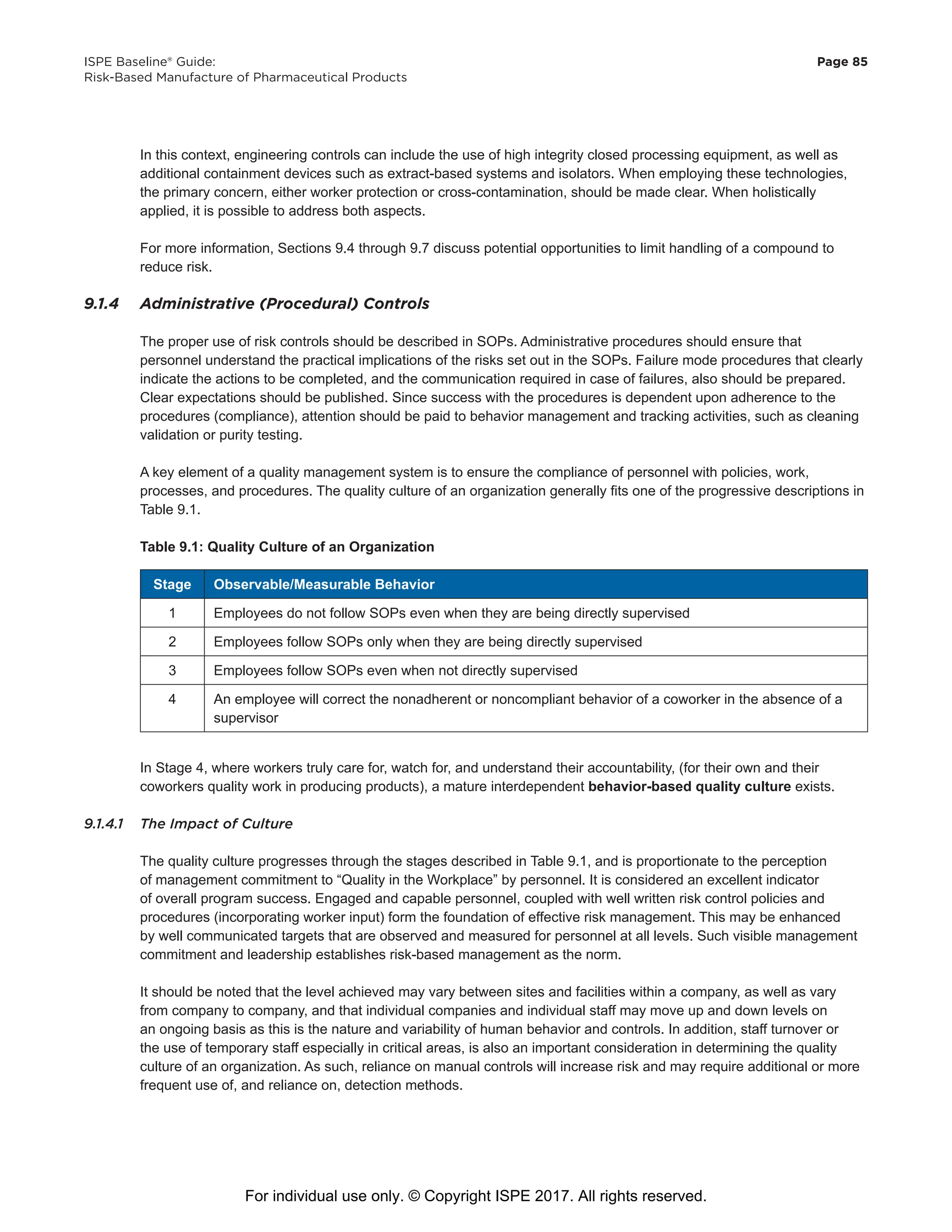 ISPE Baseline PEG Volumen 7 Risk-Based Manufacture Pharmaceutical ...