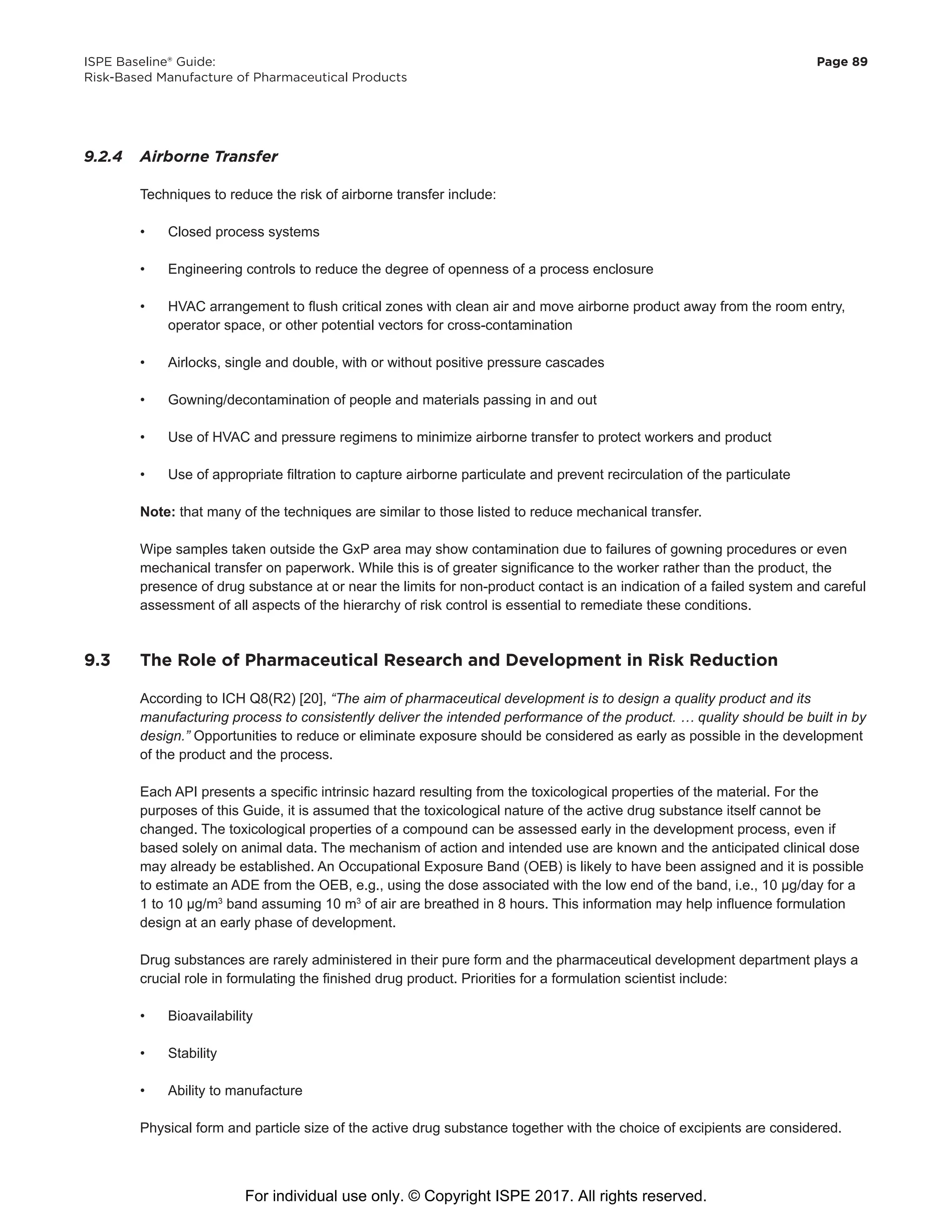 ISPE Baseline PEG Volumen 7 Risk-Based Manufacture Pharmaceutical ...