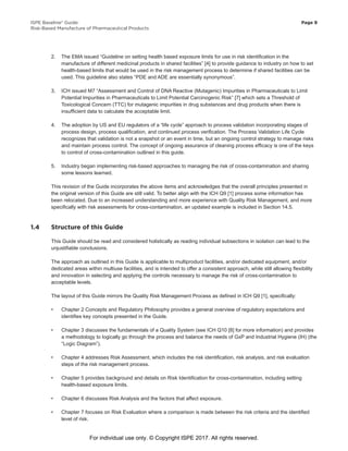 ISPE Baseline PEG Volumen 7 Risk-Based Manufacture Pharmaceutical ...