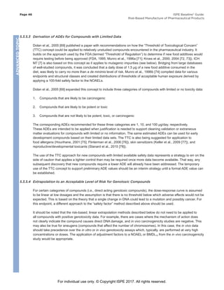 ISPE Baseline PEG Volumen 7 Risk-Based Manufacture Pharmaceutical ...