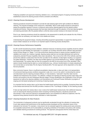 ISPE Baseline PEG Volumen 7 Risk-Based Manufacture Pharmaceutical ...