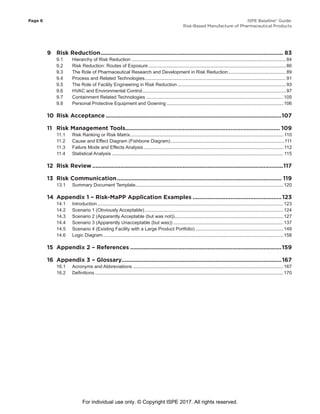 ISPE Baseline PEG Volumen 7 Risk-Based Manufacture Pharmaceutical ...