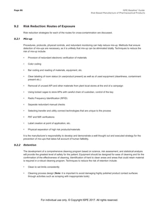 ISPE Baseline PEG Volumen 7 Risk-Based Manufacture Pharmaceutical ...